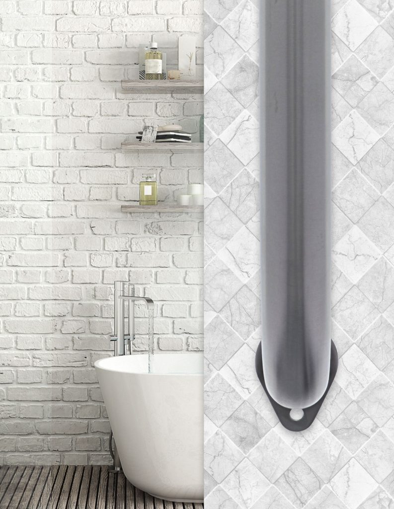 Flat Flange Single Hole Grab Rail – Lencare